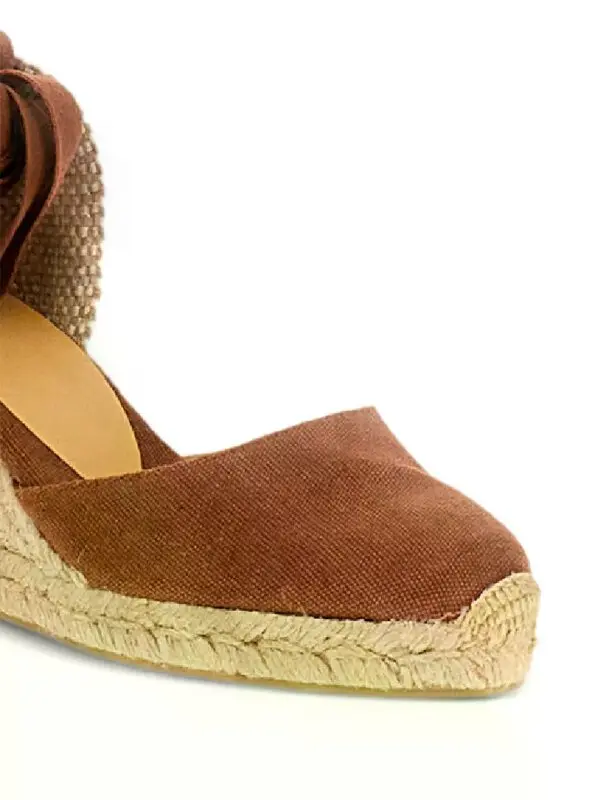 CastaÑer Lace-up Wedge Espadrilles
