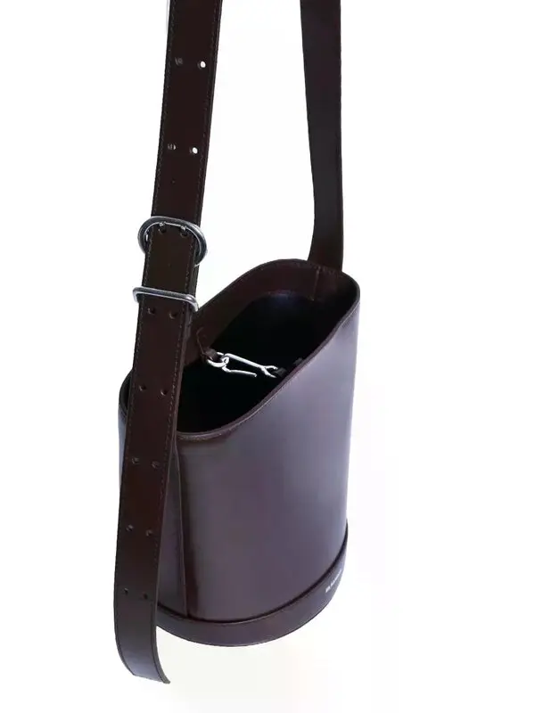 JIL SANDER Cannolo Bucket Bag - Red