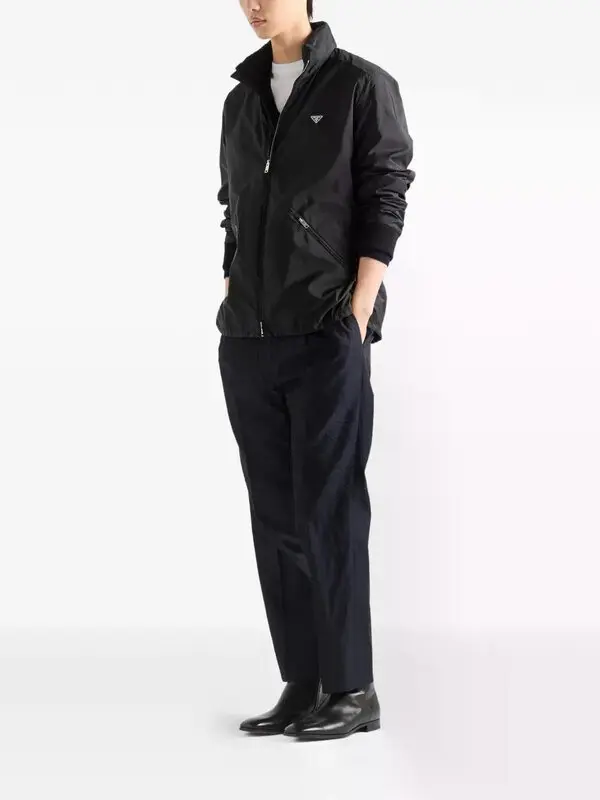Prada Re-nylon Jacket With Hood - Black
