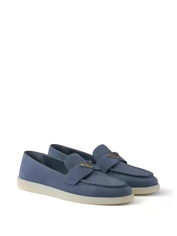 Prada Nubuck Leather Loafers