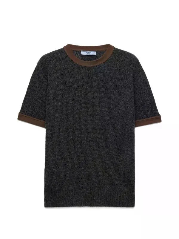 Prada Cashmere Crew Neck Sweater - Grey