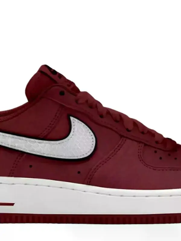 Nike Force 1 Lace-up Sneakers - Red