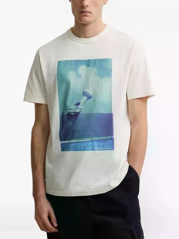 Barbour X Paul Smith Graphic-print T-shirt
