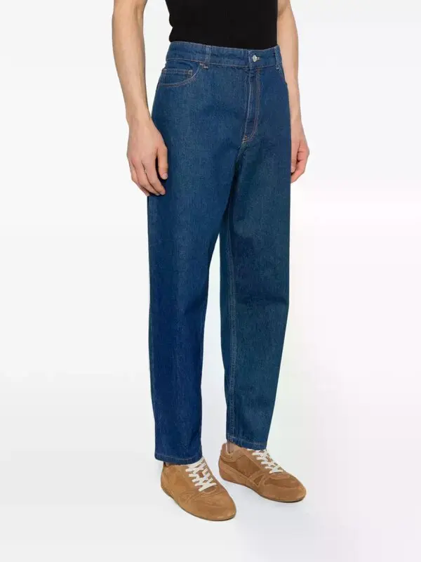 Maison Kitsuné High-rise Button-fastening Jeans