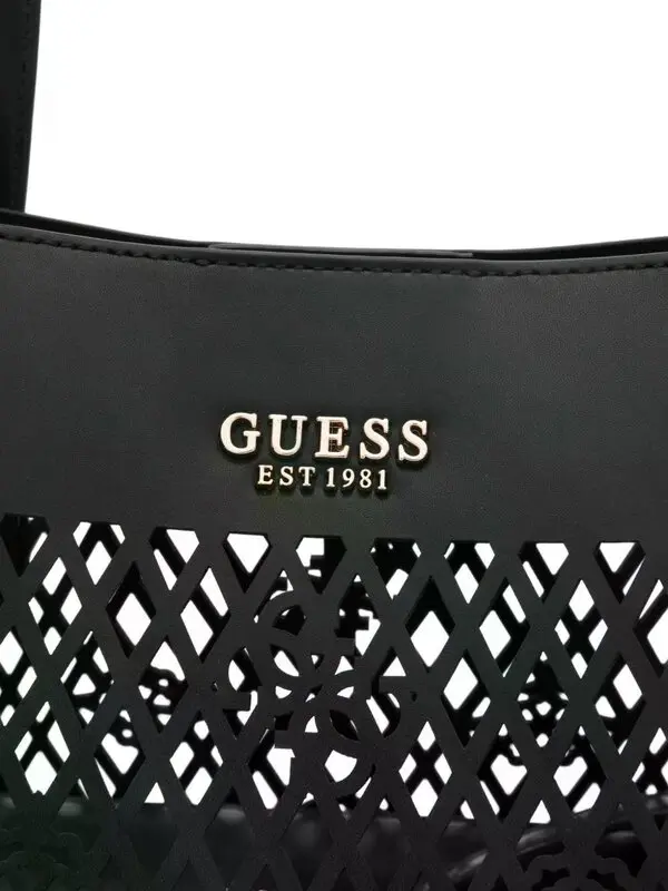 Guess Letty Logo Tote Bag - Black