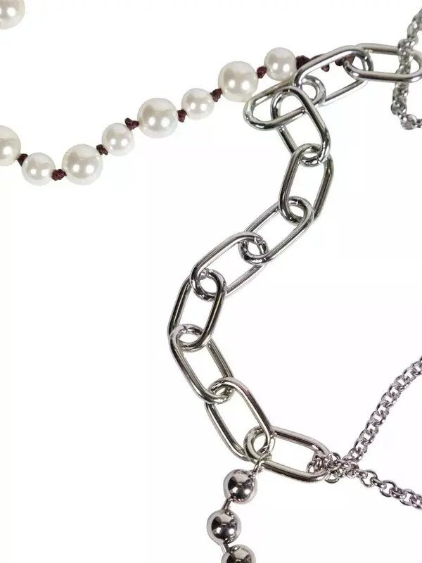 Marni Pearls Charm Wallet Chain