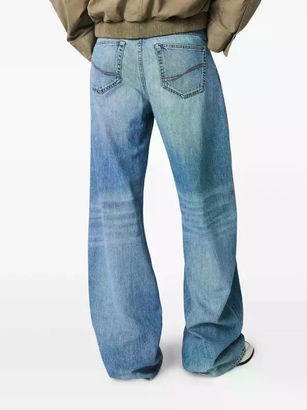 Stella McCartney Relaxed Curve Jeans In Organic Cotton With Pure.tech Technology