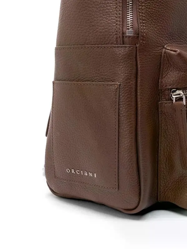 Orciani Laio Leather Backpack