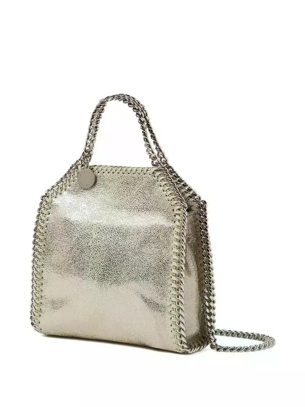 Stella McCartney Falabella Tiny Chain Handle Tote Bag - Silver