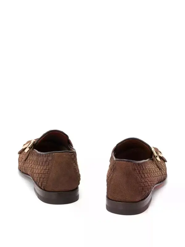 Santoni Double-buckle Loafers
