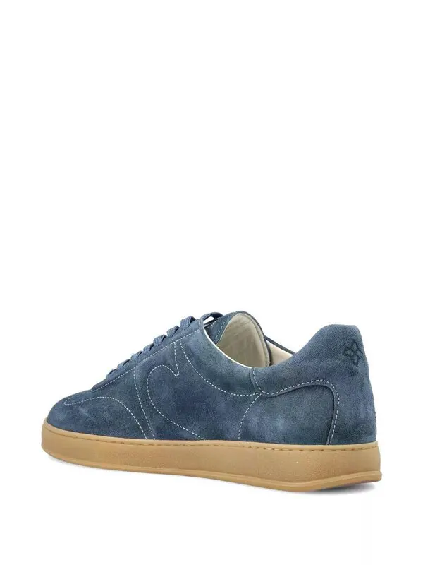 Tagliatore Lace-up Suede Sneakers - Blue