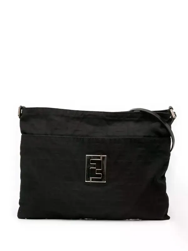 Fendi Zucca Canvas Shoulder Bag