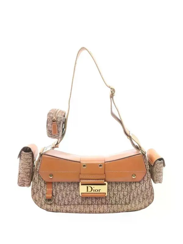 Dior 20th Century Diorissimo Street Chic Columbus Shoulder Bag - Brown