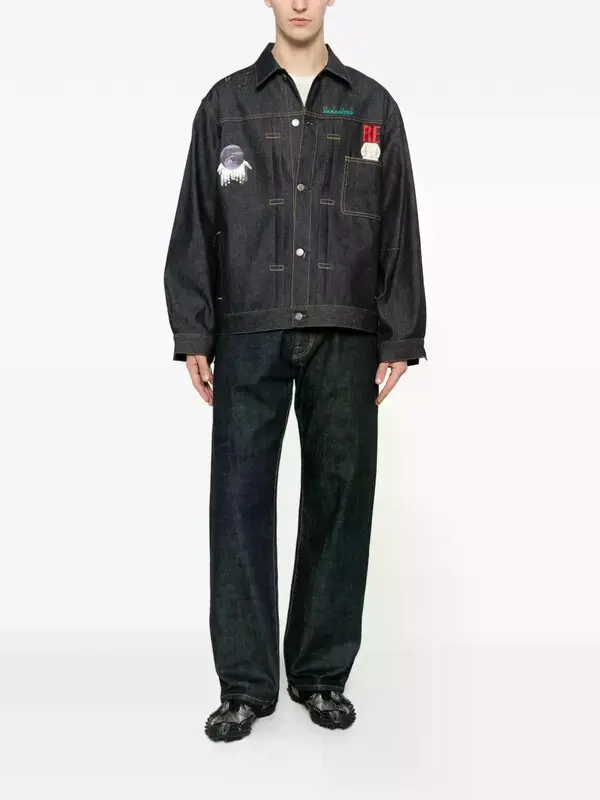 Undercover Print Denim Jacket