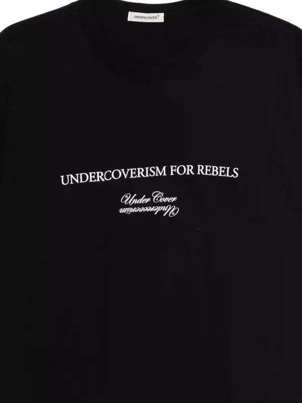 Undercover Long-sleeved Round-neck Sweater - Black