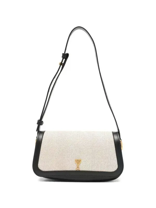 AMI Paris De Coeur Shoulder Bag - Neutrals