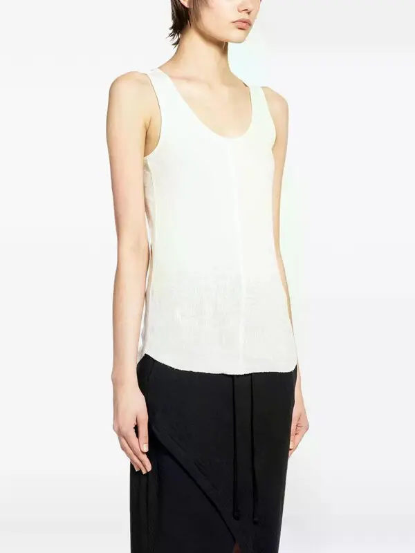 THOM KROM Long Ribbed Tank Top