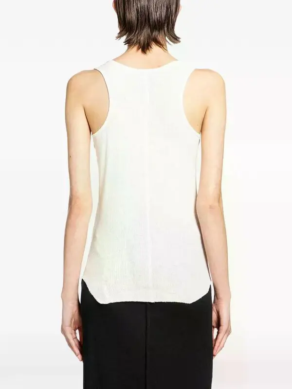 THOM KROM Long Ribbed Tank Top