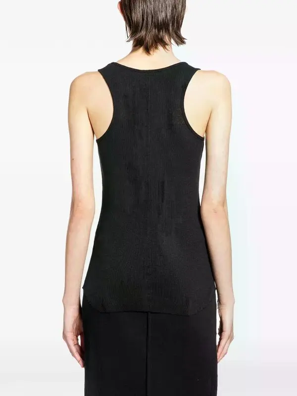 THOM KROM Long Ribbed Tank Top