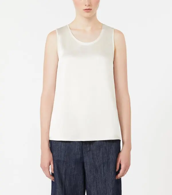 Max Mara Estri Sleeveless Blouse - Beige
