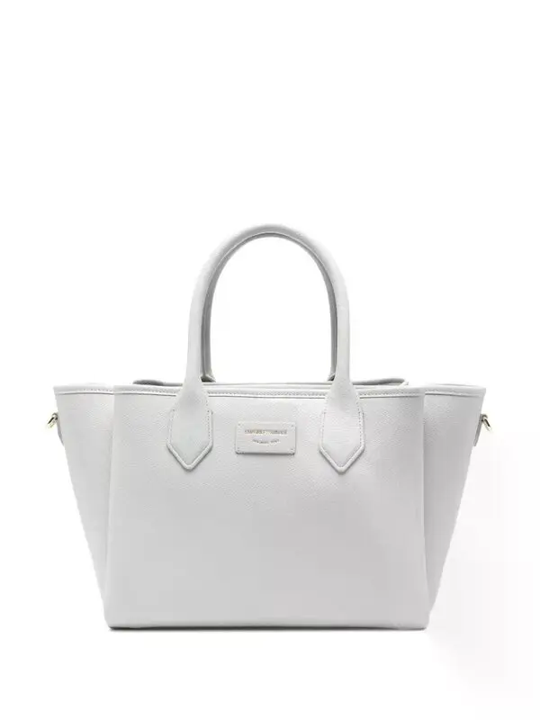 Emporio Armani Logo Patch Tote Bag - Grey