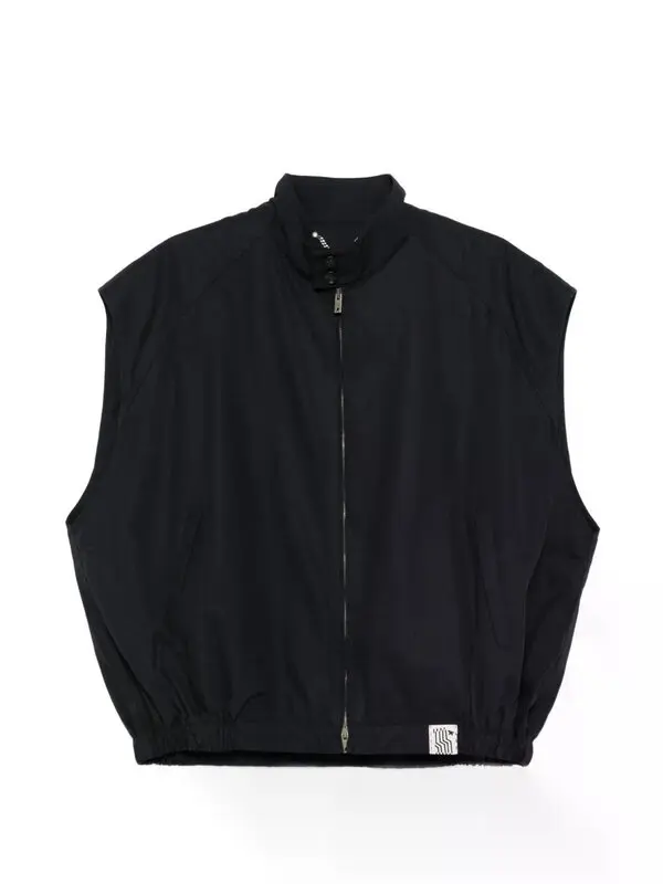 GOLDEN GOOSE Zip-up Gilet - Blue