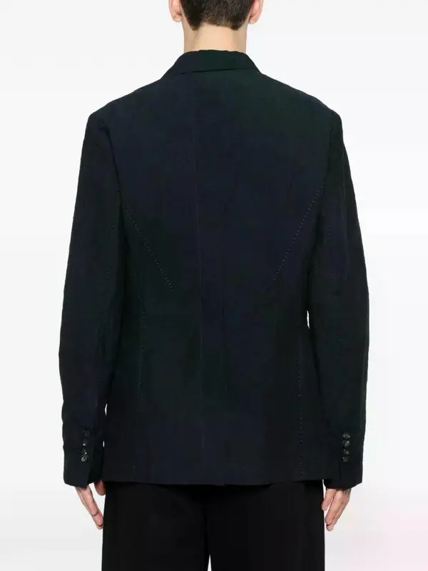 Masnada Bia Button Textured Blazer