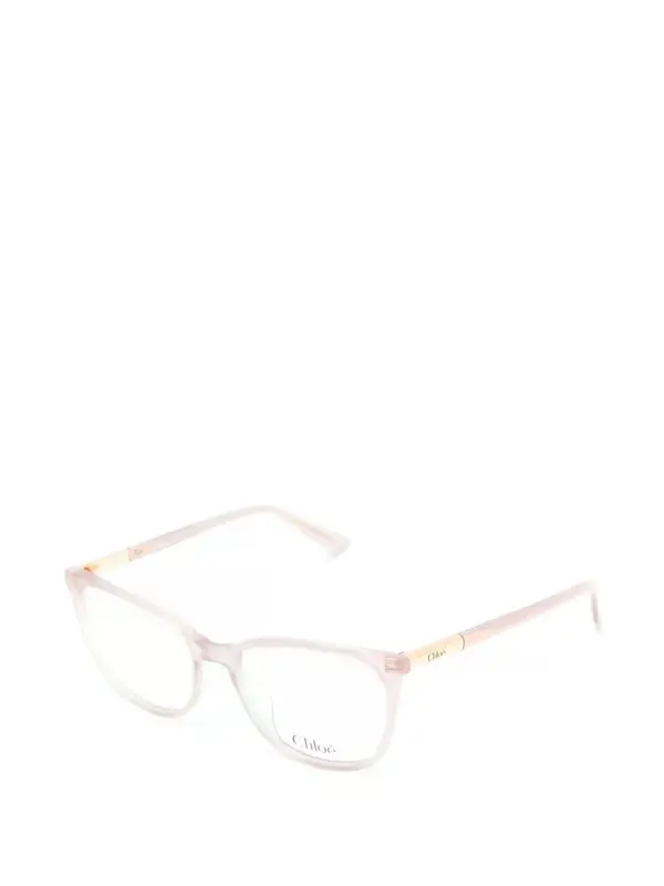 Chloé Oval Frame Eyeglasses - Neutrals