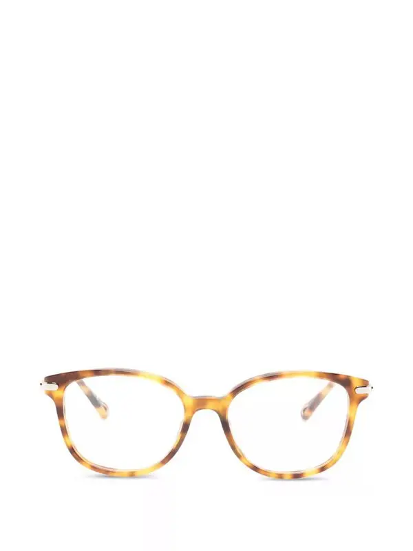 Chloé Tortoiseshell Round-frame Glasses