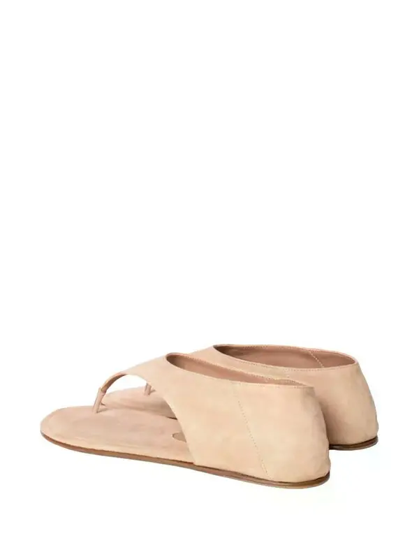 GIABORGHINI Suede Flat Sandals
