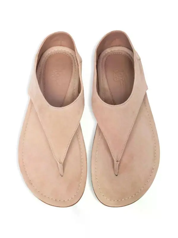 GIABORGHINI Suede Flat Sandals