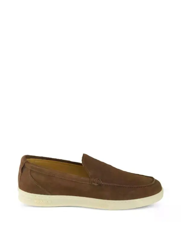 Woolrich Calf Leather Loafers - Brown