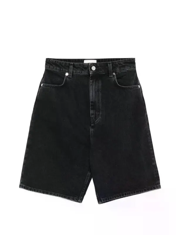 Loulou De Saison Denim Shorts - Black