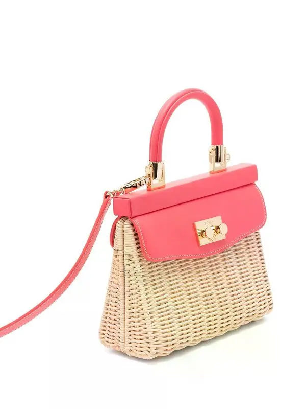 Rodo Small Wicker Shoulder Bag