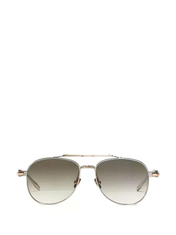 JOHN DALIA Pilot Sunglasses - Silver