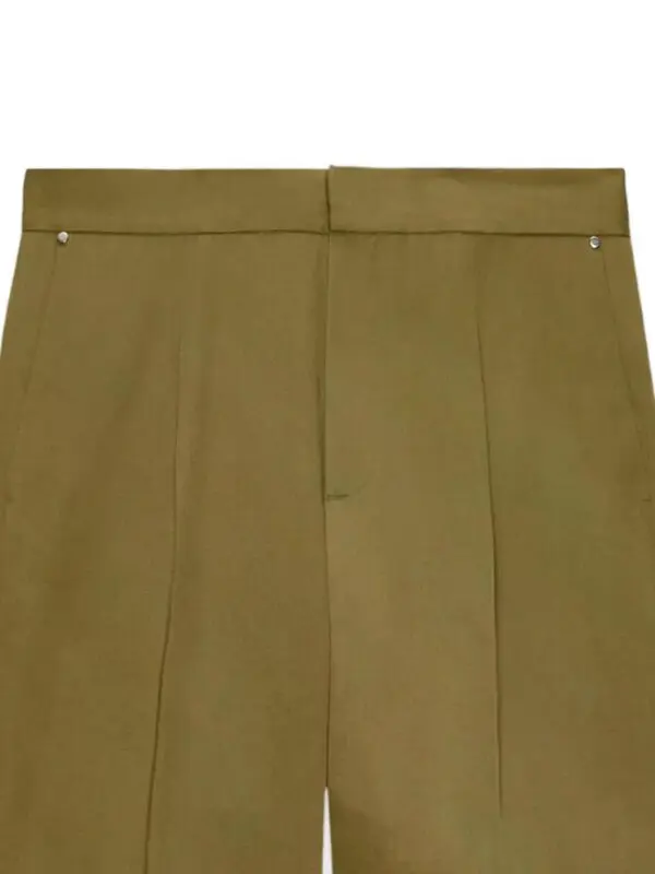 MSGM Pleated Straight-leg Trousers