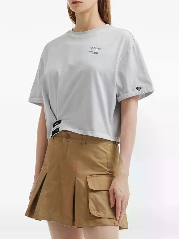 Izzue Twisted Cropped T-shirt