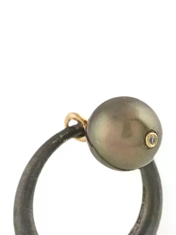 DALILA BARKACHE 18kt Gold Diamond And Pearl Ring