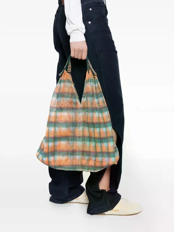 ÉPICE Udaipur Check Tote Bag