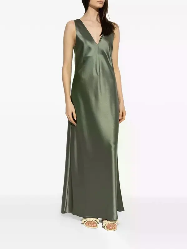 BY MALENE BIRGER Levita V-neck Dress - Green