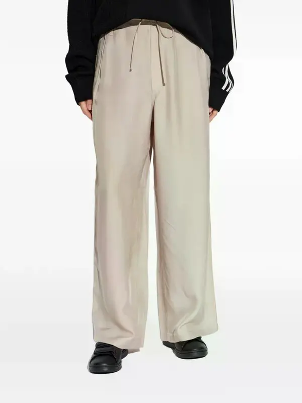 Y3 Wide Leg Drawstring Trousers