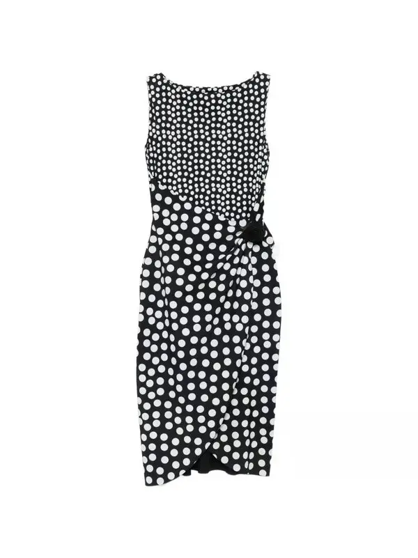 Chiara Boni La Petite Robe Polka Dot Midi Dress