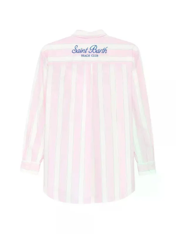 MC2 SAINT BARTH Brigitte Striped Shirt - Pink