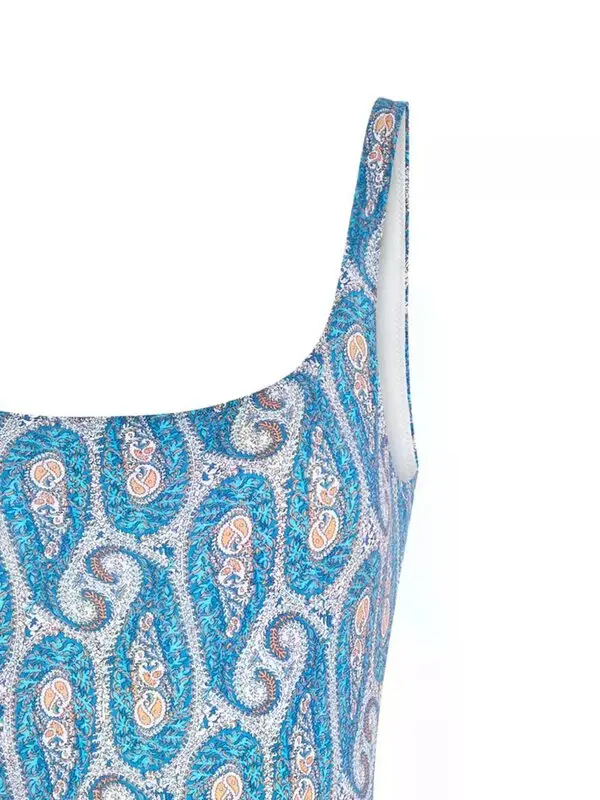 Etro Paisley Pattern Swimsuit - Blue