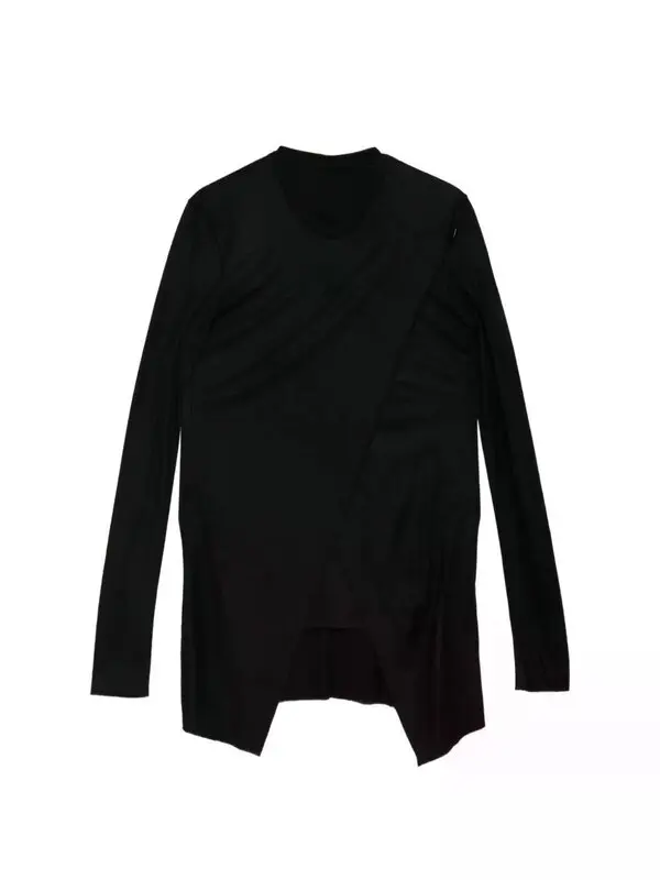 JULIUS Oblique-cut T-shirt