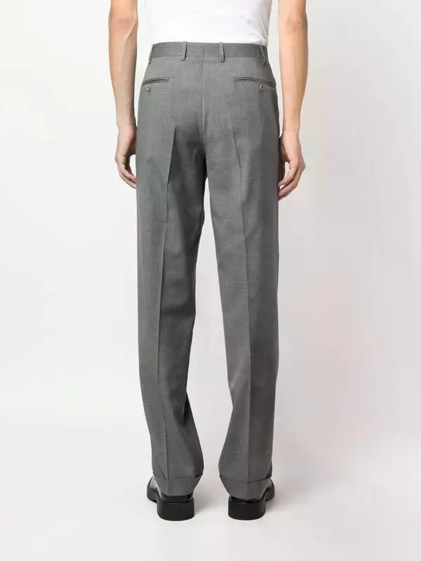 Canali Straight-leg Tailored Wool Trousers