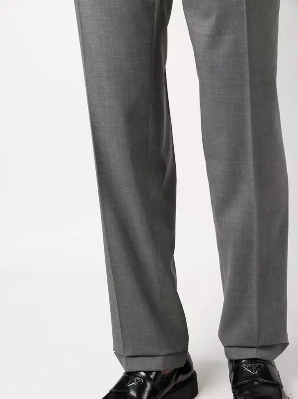 Canali Straight-leg Tailored Wool Trousers