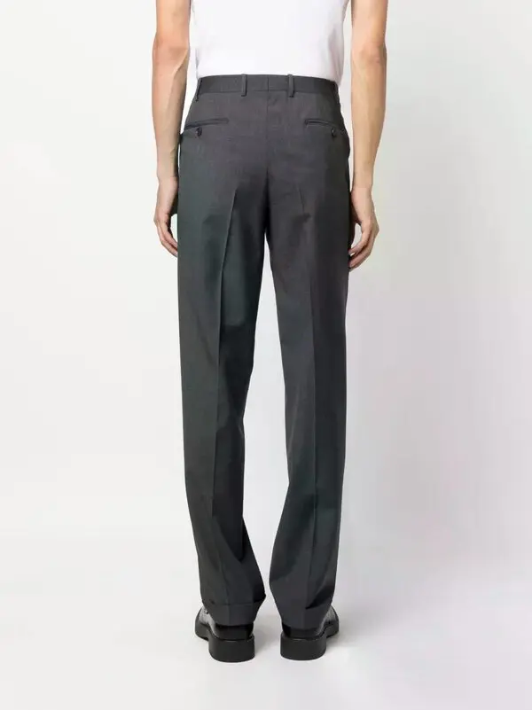Canali Straight-leg Wool Tailored Trousers