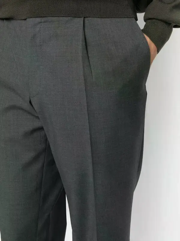 Canali Straight-leg Wool Tailored Trousers