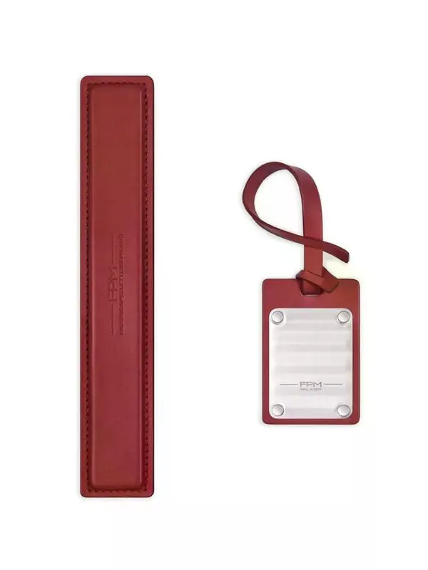 FPM MILANO Metal Detail Address Tag - Red